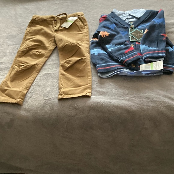 Andy & Evan | Dresses | Nwt Andyevan Three Piece Buttondown Set For Boy ...
